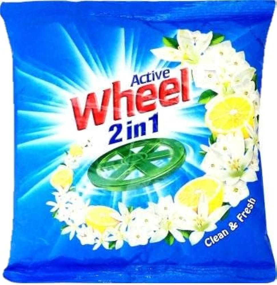 Active Wheel 2-in-1 Detergent Powder 500G - Top In Town Hypermarket