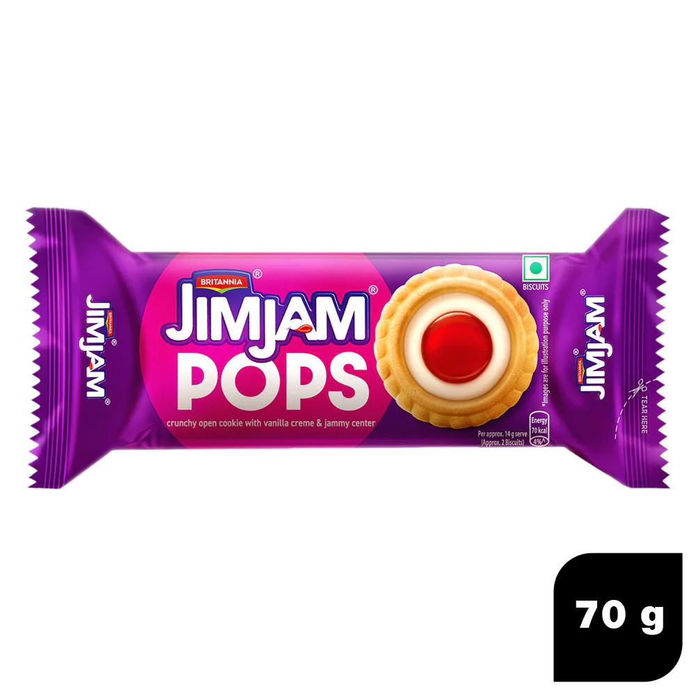Britannia Jim Jam Pops 70G - Top In Town Hypermarket