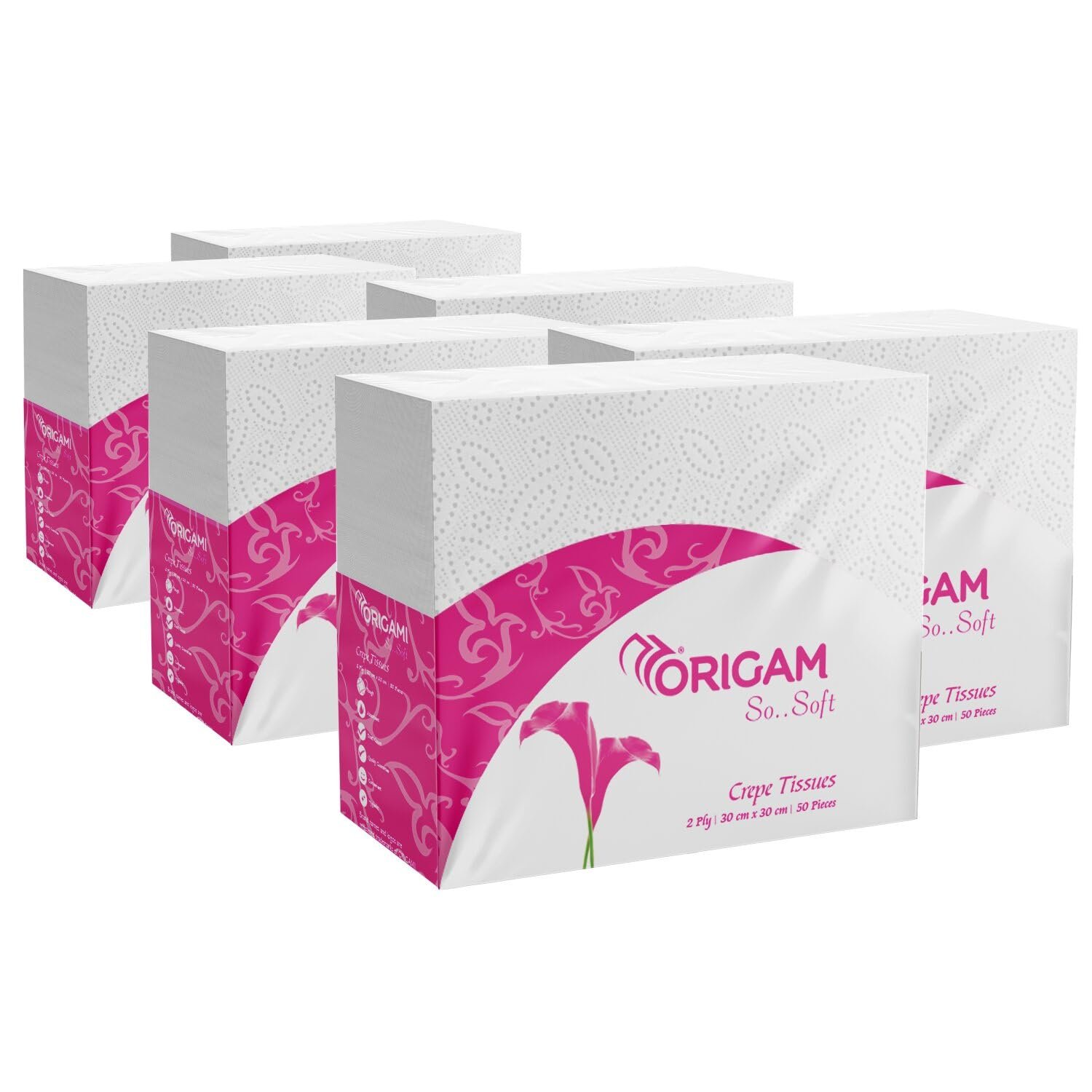 Origami 2-Ply Paper Napkins 50 Sheets - Top In Town Hypermarket