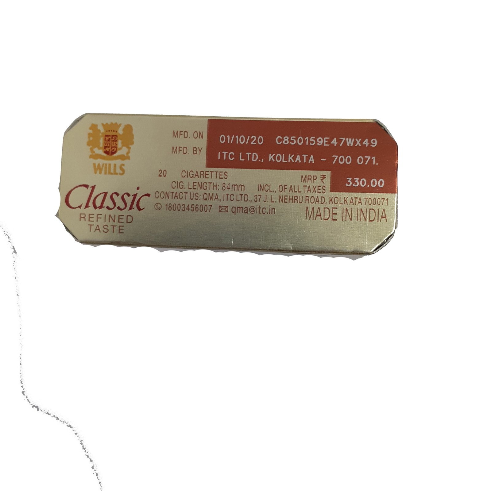 Wills Classic Ultra Milds 20 Sticks - Top In Town Hypermarket