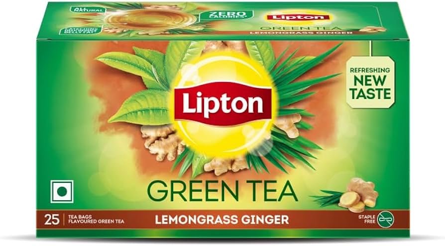Lipton Green Tea Lemongrass Ginger 25 Bags - Top In Town Hypermarket