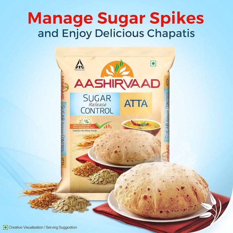 Aashirvaad Sugar Release Control Atta 5kg - Top In Town Hypermarket