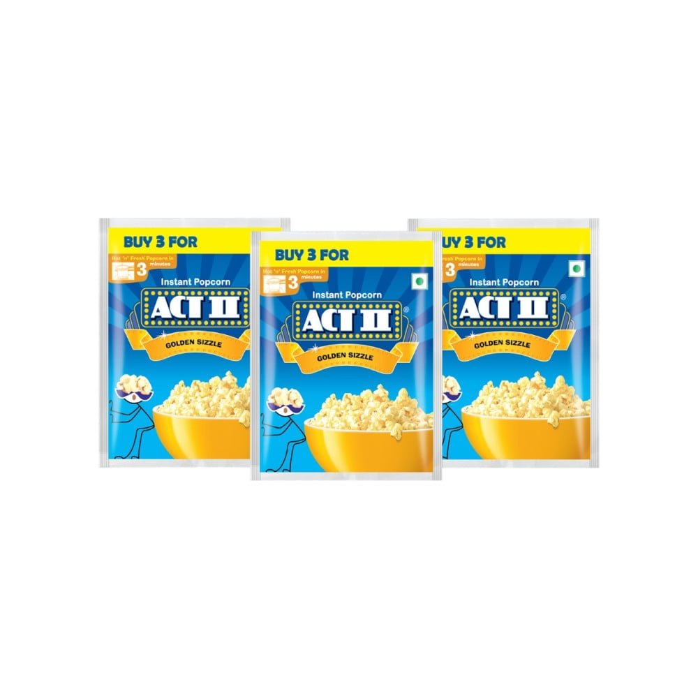 Act II Popcorn Golden Sizzle 60g x 3 - Top In Town Hypermarket