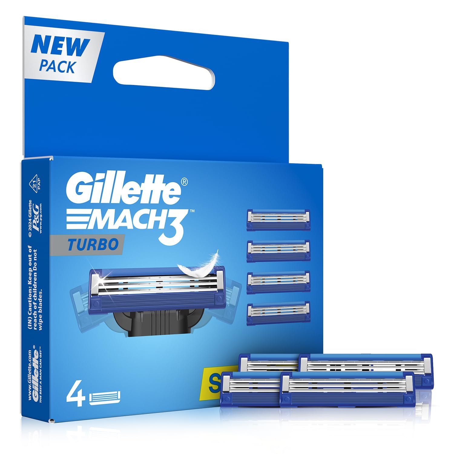 Gillette Mach 3 Turbo 4N - Top In Town Hypermarket
