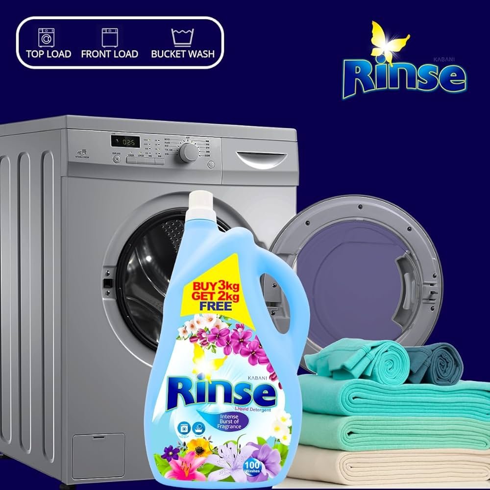 Rinse Liquid Detergent Mystical Musky 3kg+2kg - Top In Town Hypermarket